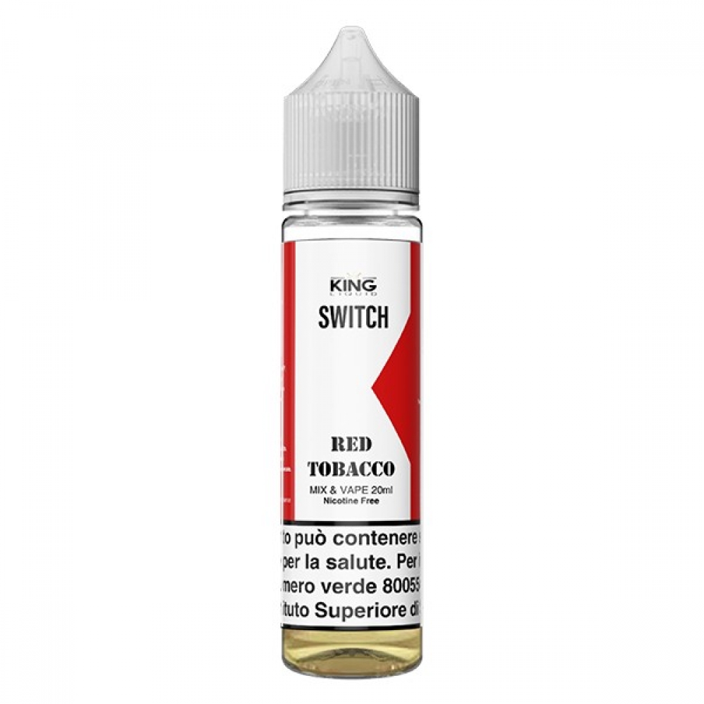 King Liquid SWITCH Red Tobacco - Mix and Vape - 20ml - Svapo Store