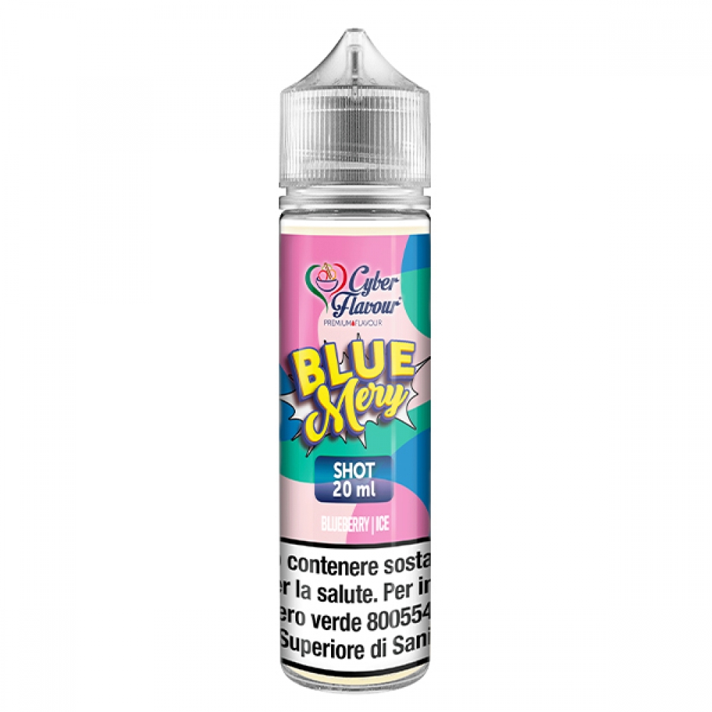 Blue Mery Vape Shot 20ml - Mirtillo, Caramella, Ghiaccio - Svapo Store