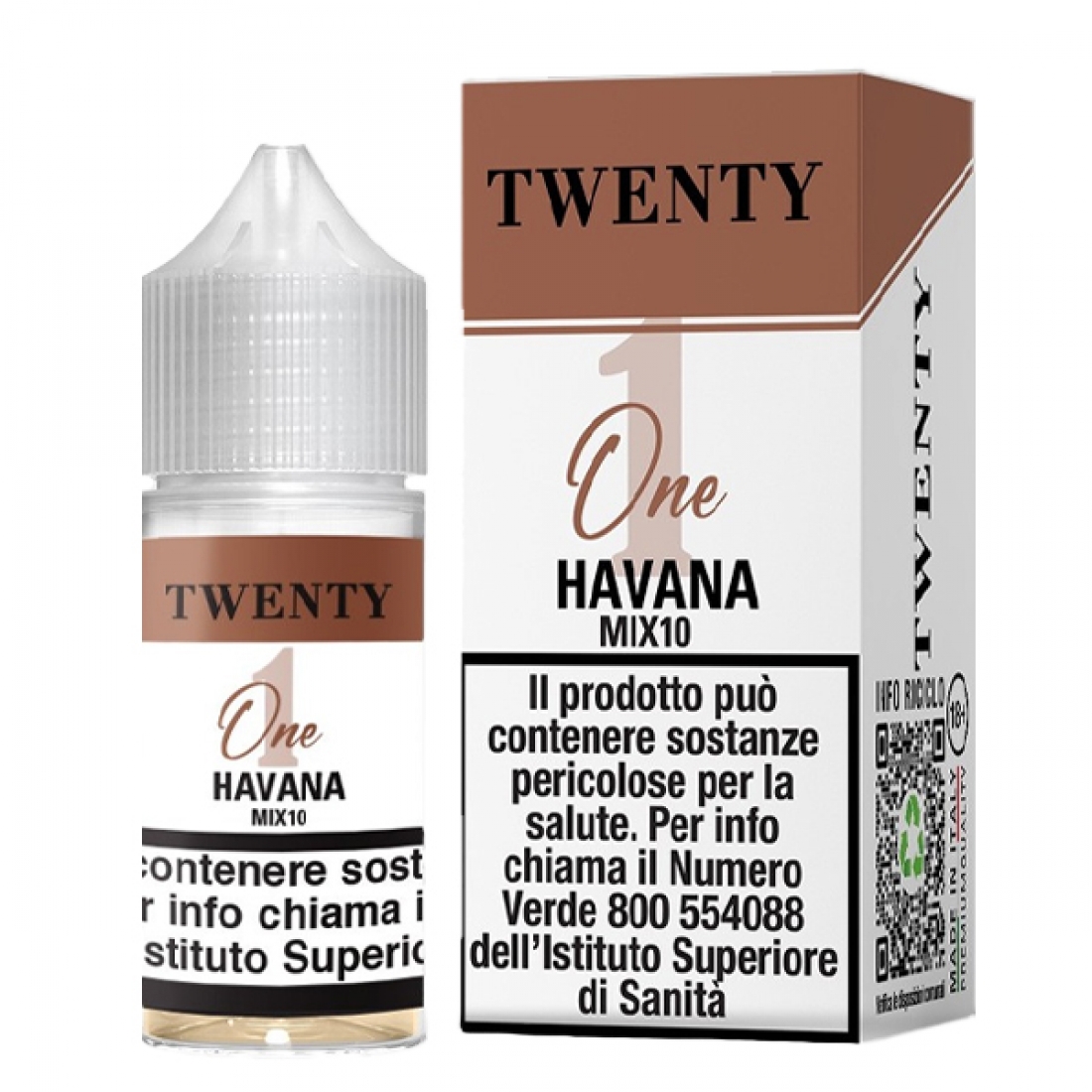 TNT Vape Twenty One Habana 10ml - Gusto Tabacco Havana - Svapo Store