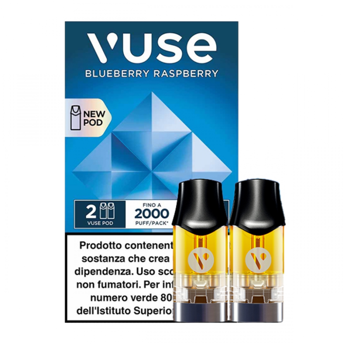 Vuse PODS Blue Raspberry 2pz - Compatibili Vuse PRO - Svapo Store